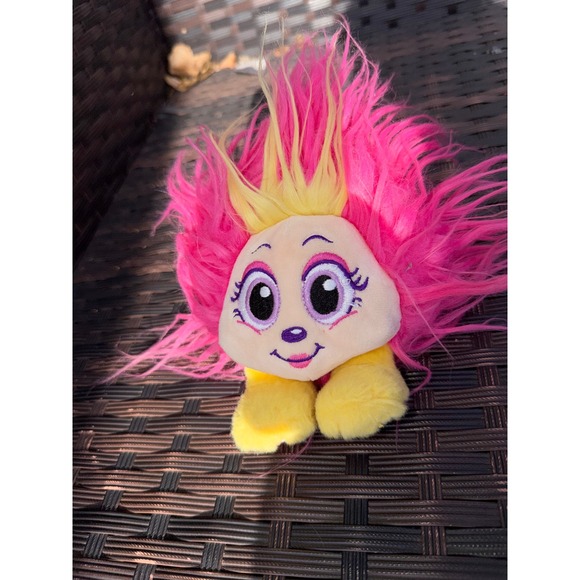 Zuru | Toys | Zuru Shnooks Plush Pink Yellow Long Hair Stuffed Animal ...